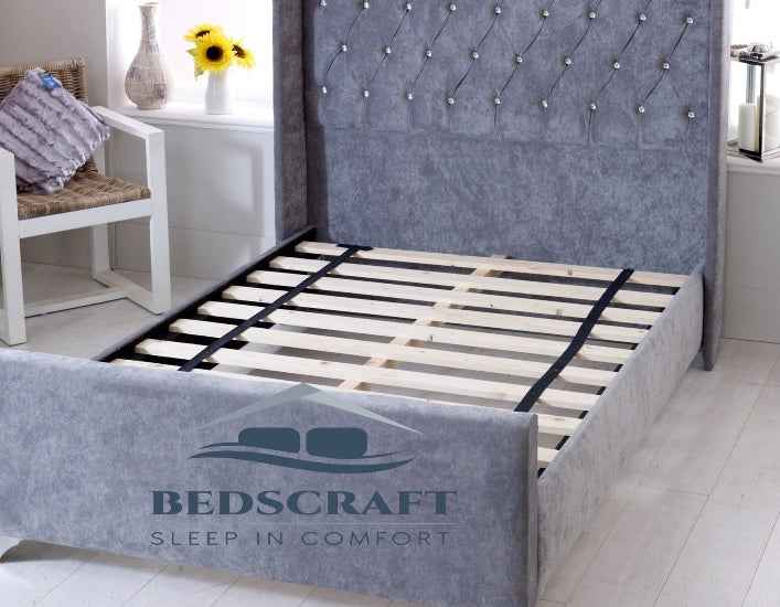 Winslow Winged Bed Frame | Luxury Wingback Frame Beds